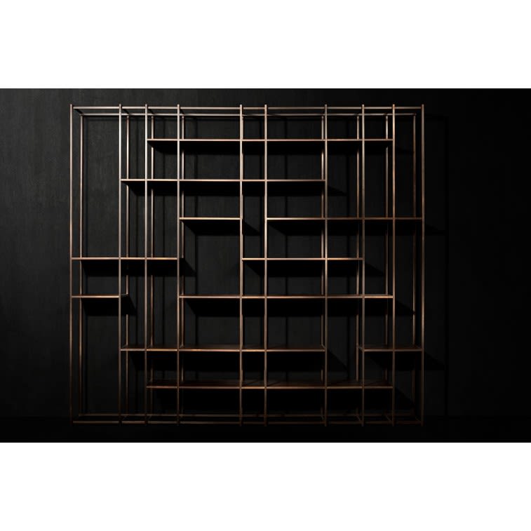 Henge Cage Pure Bookcase | Deplain.com