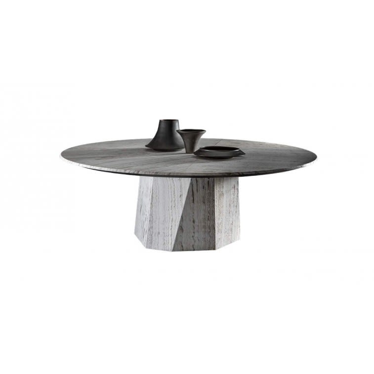 Henge Zenith Stone Base Table | Deplain.com