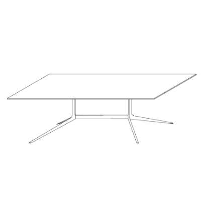 Poliform Mondrian Table | Deplain.com