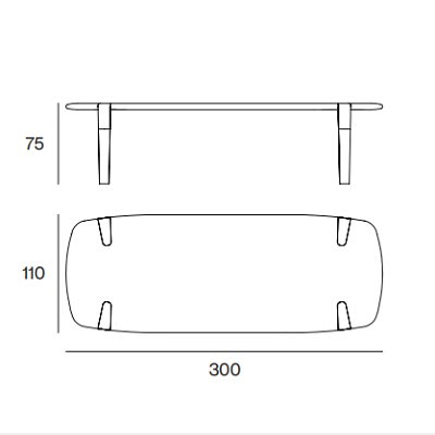 Henge Oxymoron Table | Deplain.com