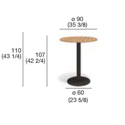 Roda Stem Table | Deplain.com