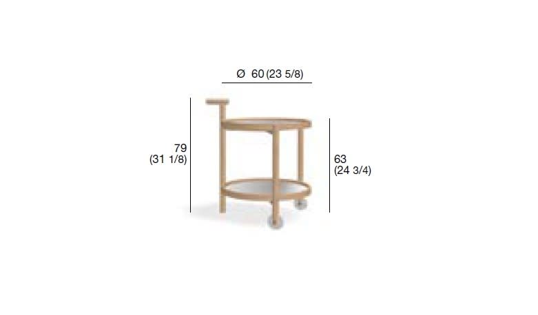 Roda Caddy Side Table | Deplain.com