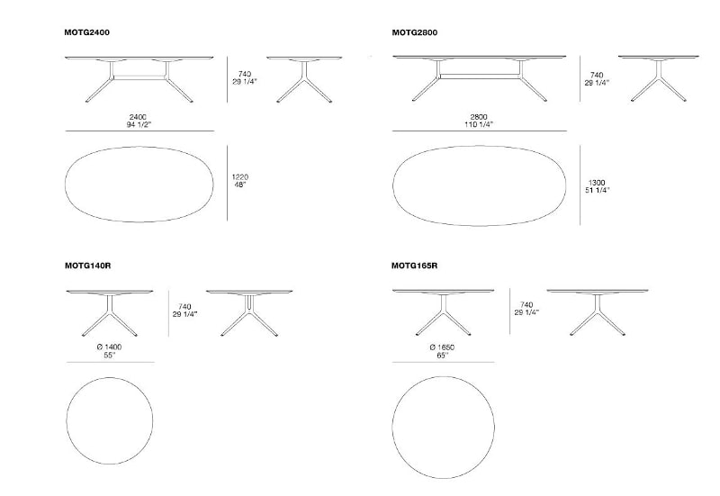 Poliform Henry Coffee Table | Deplain.com