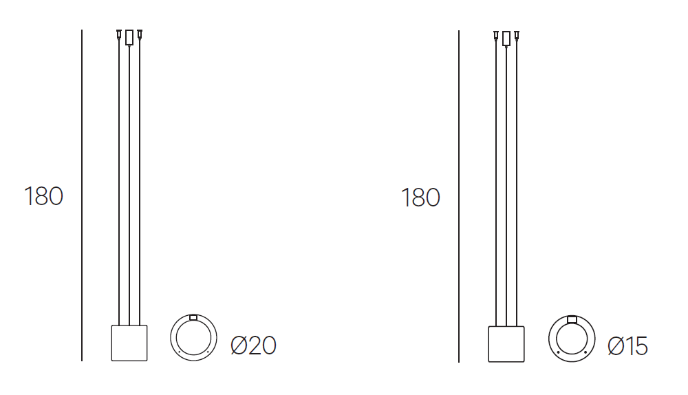 Henge Light Ring Horizontal XS Lamp
