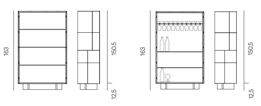 Henge Slim Side Vertical | Buy Online at Deplain.com