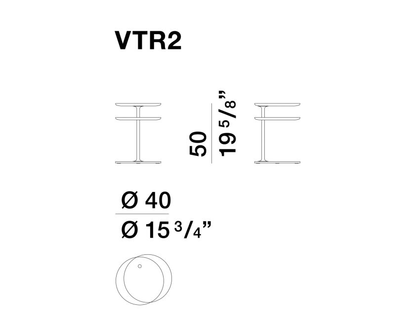 Molteni Vicino Table side table
