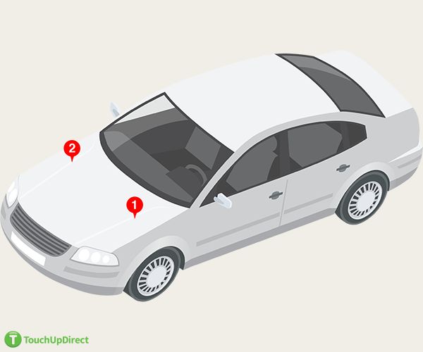 Lotus Touch Up Paint - Color Codes & Paint Code Location