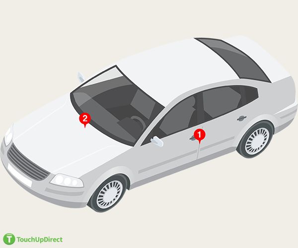 Mazda Touch Up Paint - Color Codes & Paint Code Location