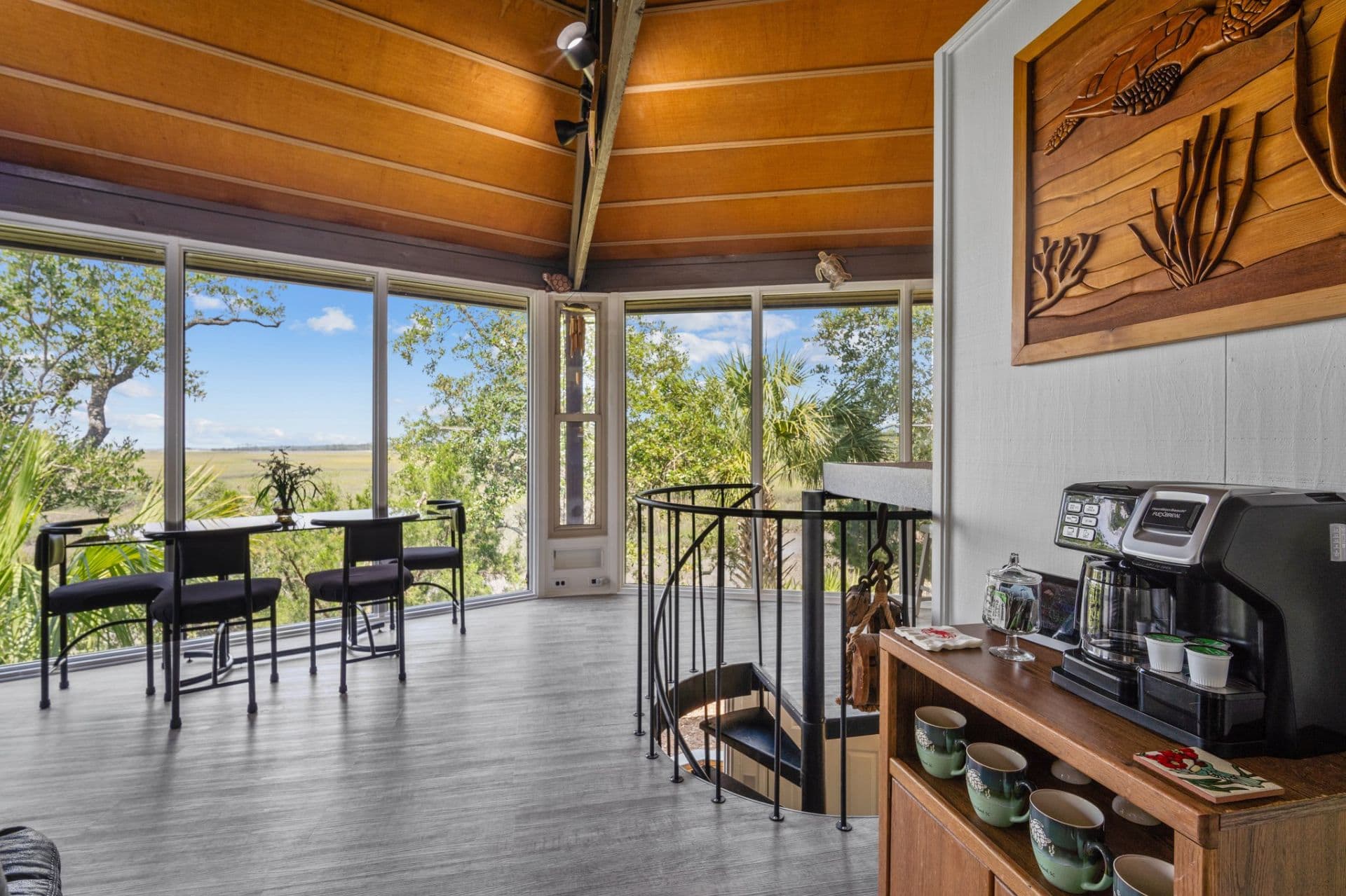 873 Fiddlers Ridge - Secluded 2 Bedroom Treehouse w/Spectacular Marsh ...