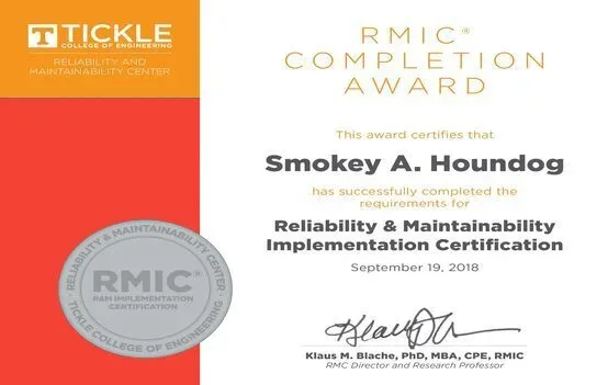 Reliable Manufacturing Series & RMIC Certification | Reliability Solutions