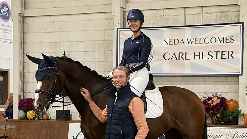 Clinic Report: Carl Hester Focuses On Straightness During Day 1 Of NEDA ...