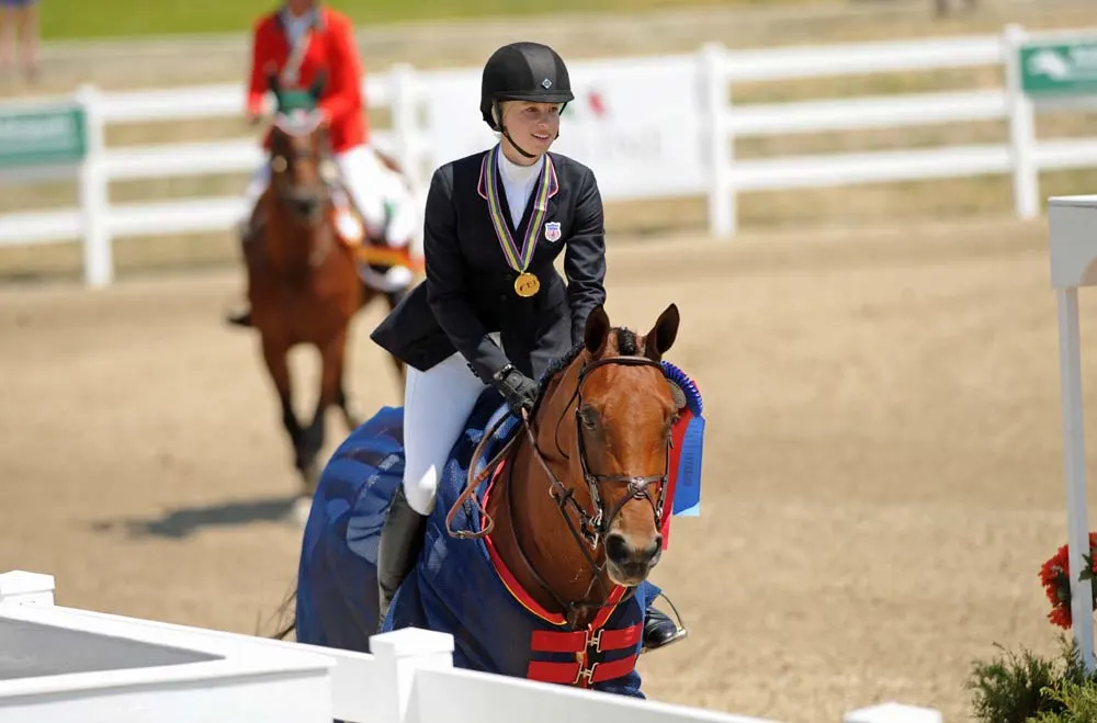 Lucy Matz Is Golden In NAJYRC Junior Individual Show Jumping - The ...
