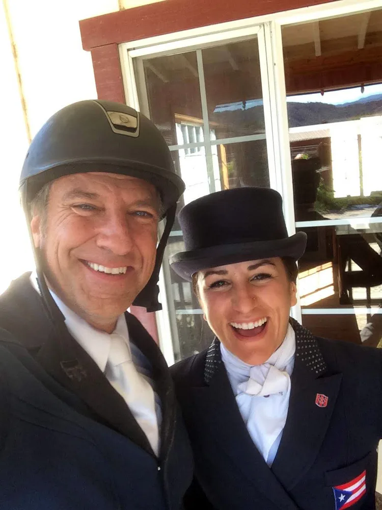 TV Star Mike Rowe Does Dressage For A Day - The Chronicle of the Horse