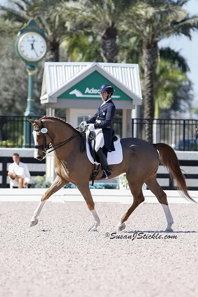 Heather Mason and Zar Triumph in FEI Intermediaire Freestyle at Adequan ...