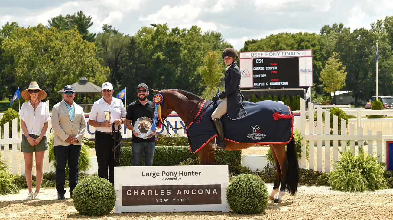 Cooper And Victory Seize The Day In Large Pony Hunters At Pony Finals ...
