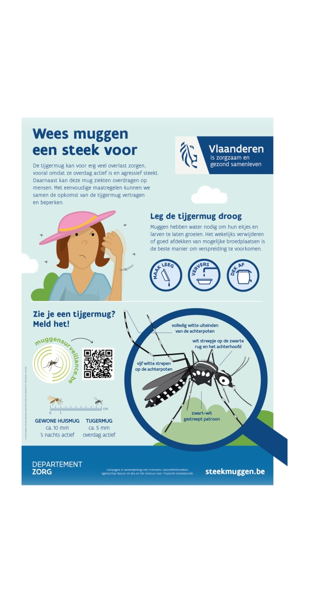 Wees muggen een steek voor - A3 | Departement Zorg