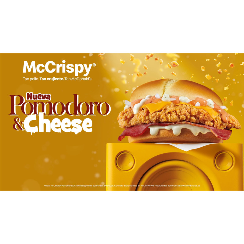 Nueva McCrispy Pomodoro & Cheese | Plaza Norte 2
