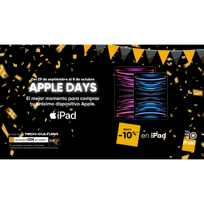 Apple Days en Fnac del 29 de septiembre al 8 de octubre | Plaza Norte 2