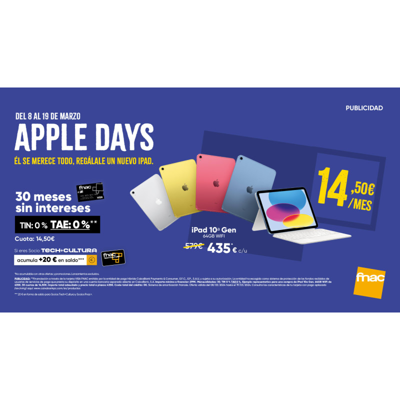 Apple Days en Fnac del 8 al 19 de marzo | Plaza Norte 2