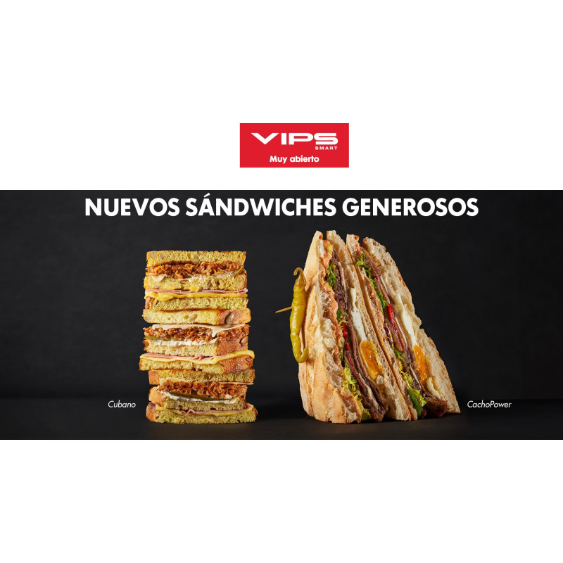 Sándwich CachoPower y Cubano | Gran Plaza 2