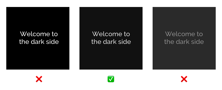 dev.kitchen | How to design a dark theme user interface