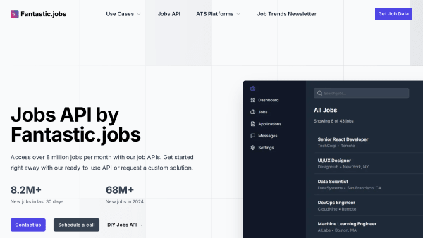 Top 21 Jobs APIs For Developers - Public APIs