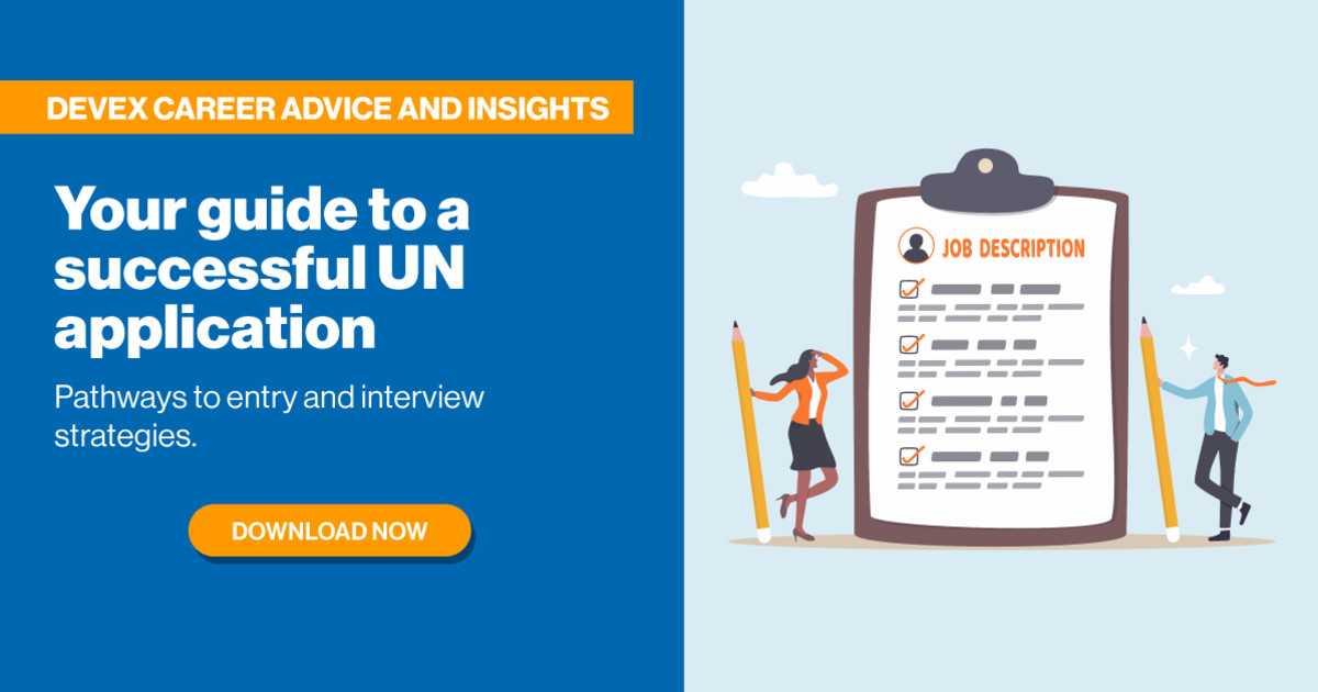 Your guide to a successful UN application | Devex