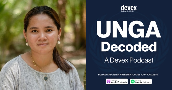 Podcast: UNGA Decoded #5 – Marinel Sumook Ubaldo on climate loss and ...