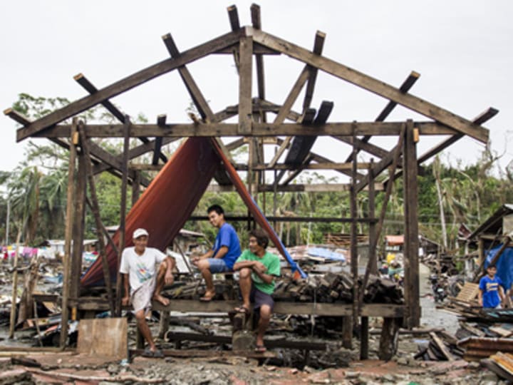 Substandard, too small — temporary housing for typhoon survivors | Devex
