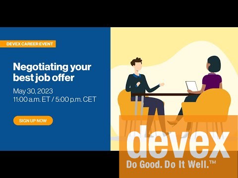 How to negotiate your best job offer | Devex