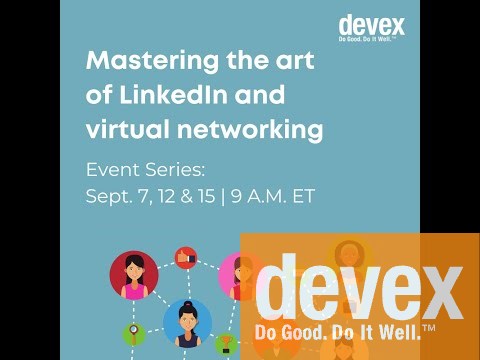 Watch: How to optimize your LinkedIn profile | Devex