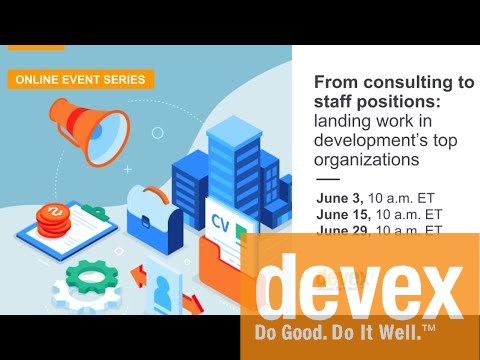 Watch: Negotiating your rate | Devex