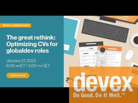 How to write global development CVs if you're new to the sector | Devex