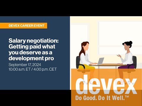 5 tips for negotiating rates as a development professional | Devex