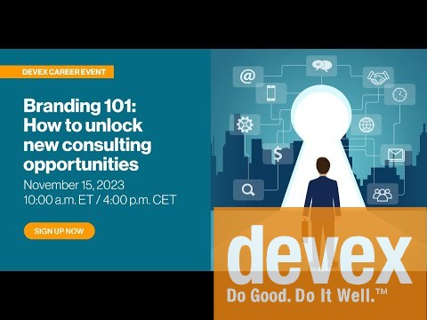 How to unlock new consulting opportunities through personal branding | Devex