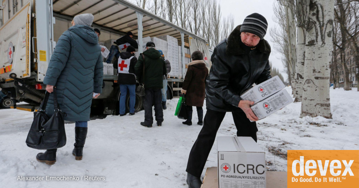Nervous aid workers in Ukraine fear a humanitarian 'disaster' | Devex