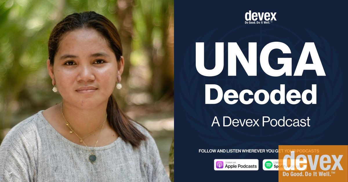 Podcast: UNGA Decoded #5 – Marinel Sumook Ubaldo on climate loss and ...