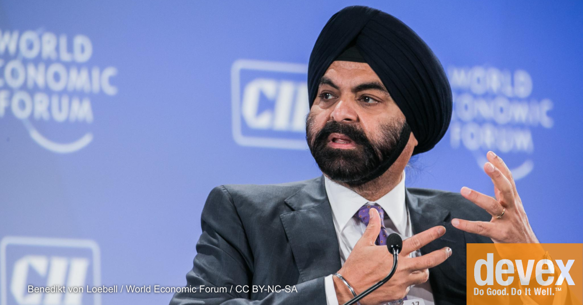 Biden nominates ex-Mastercard CEO Ajay Banga to lead World Bank | Devex