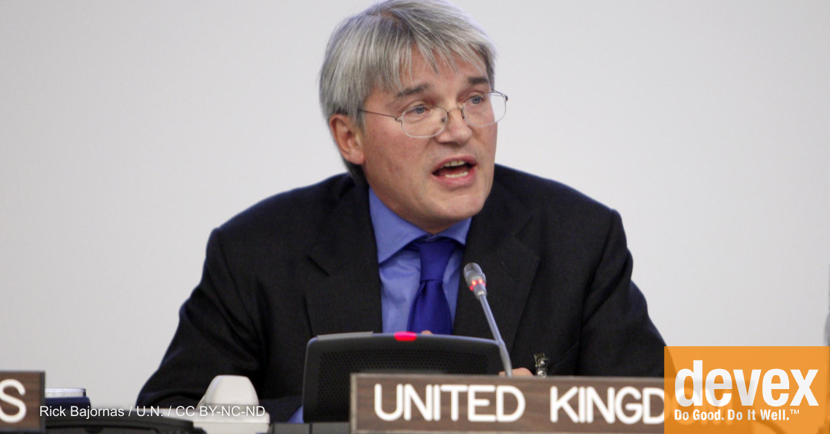 After a decade, Andrew Mitchell is back to leading UK development aid ...