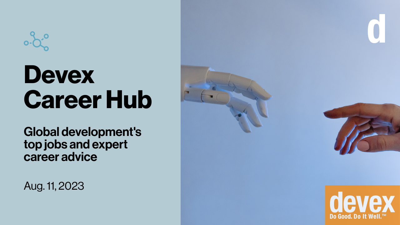 Devex Career Hub: How to use AI in the global development workplace | Devex