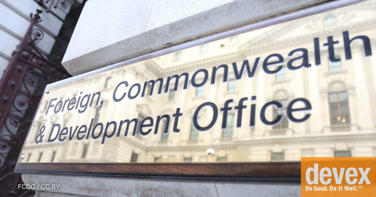 FCDO development pipeline skyrockets to £1.2 billion | Devex