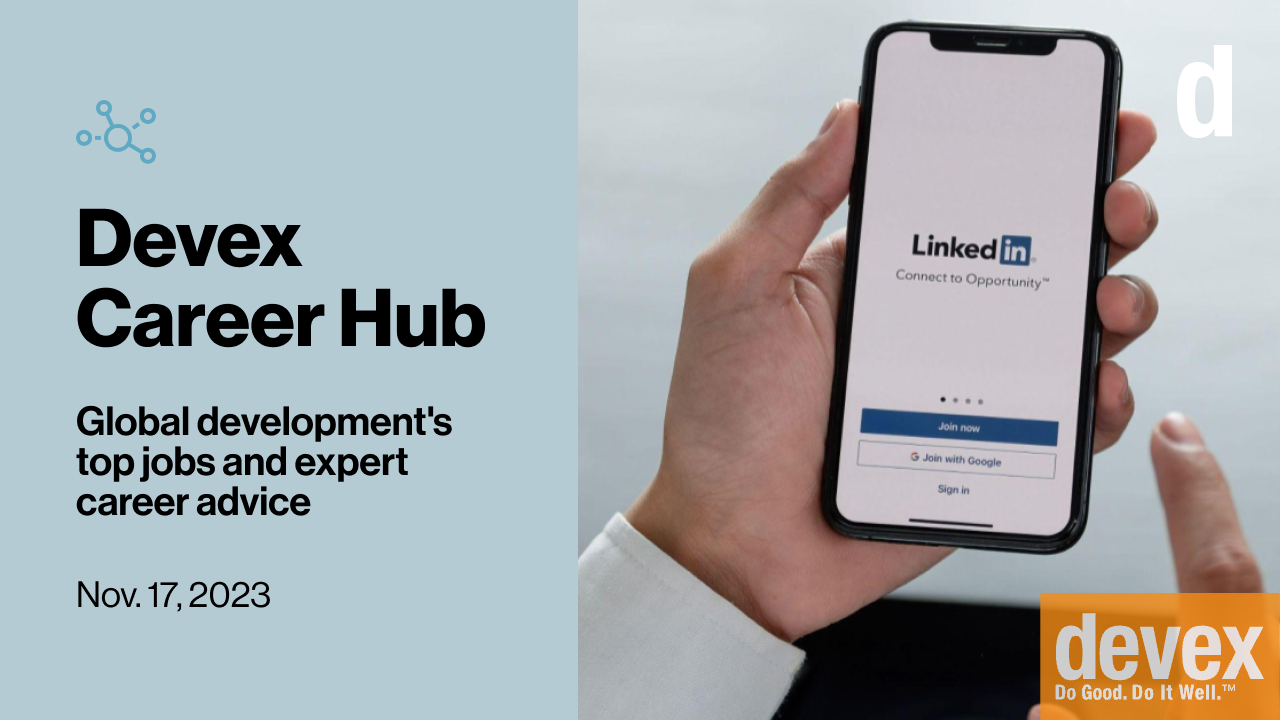 Devex Career Hub: How to brand yourself as a consultant | Devex