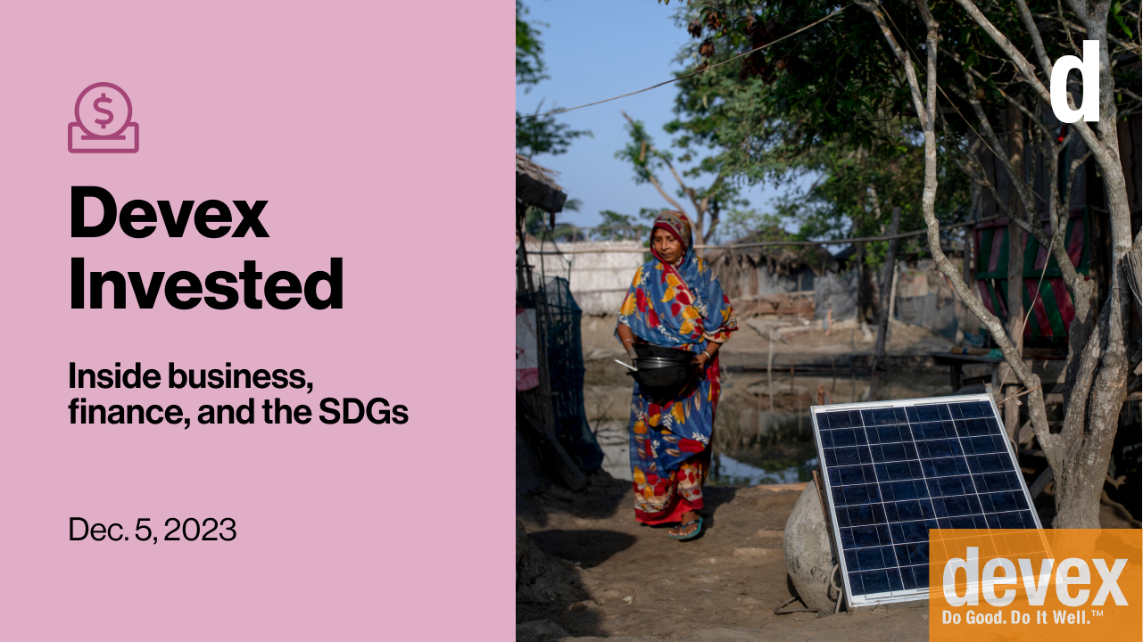 Devex Invested: Development banks step up their climate finance at COP ...