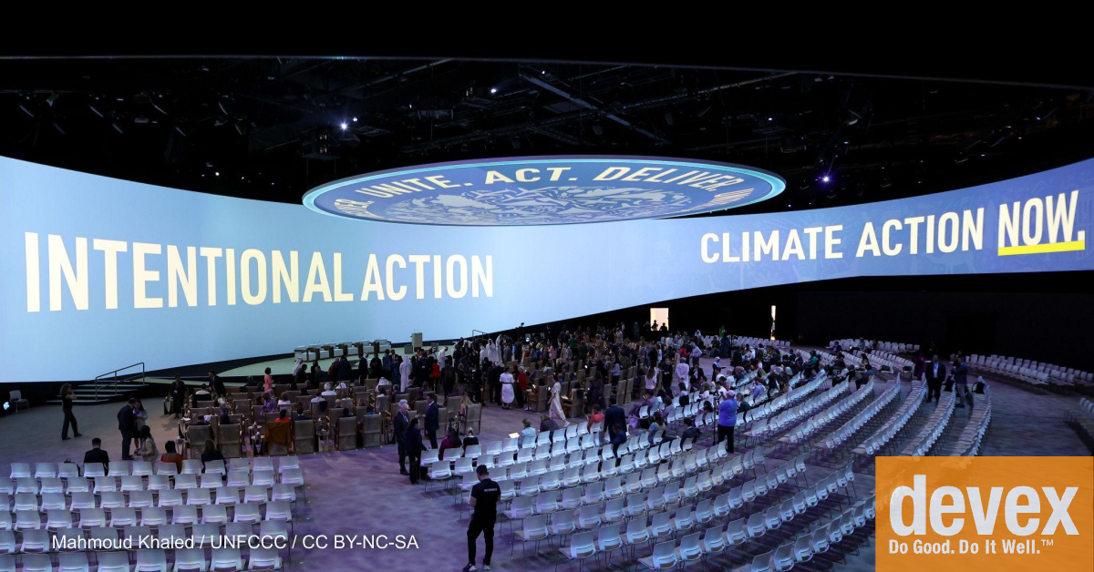 Donors commit more than $1B for climate-health at COP 28 | Devex