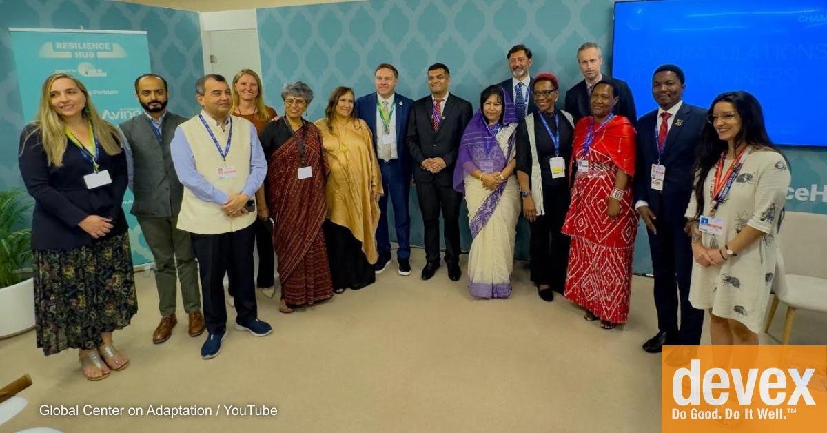 Climate champions recognized for local climate efforts at COP 28 | Devex