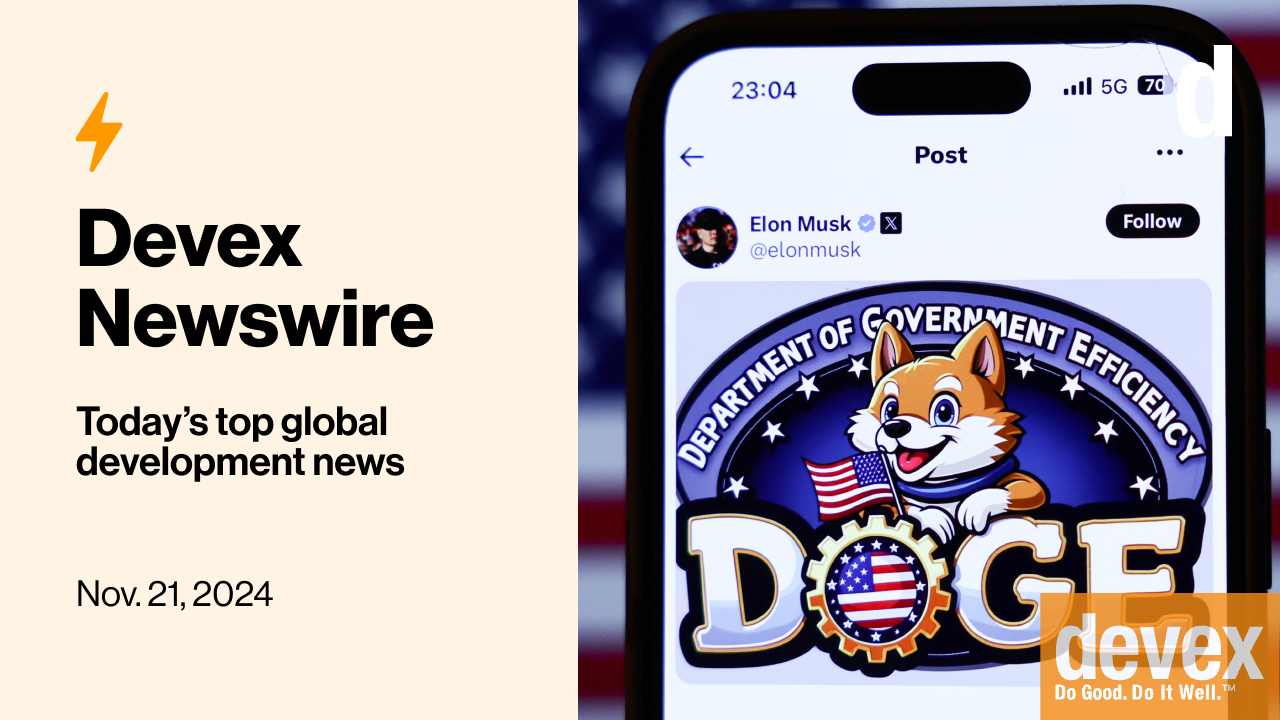 Devex Newswire: Will Elon Musk target ‘fake’ jobs in development ...