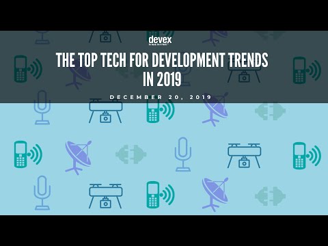 Webinar: Top tech-for-development trends of 2019 | Devex