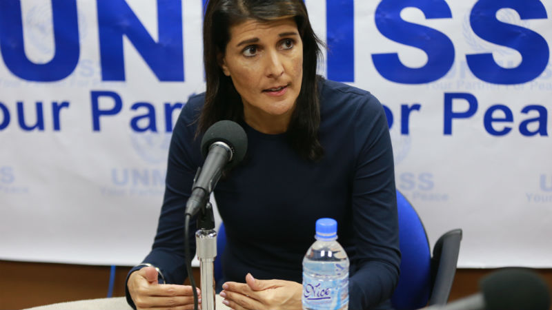 Haley says she will help UN reform, but warns US funding wont be 'taken ...