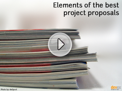 Elements of the best project proposals | Devex