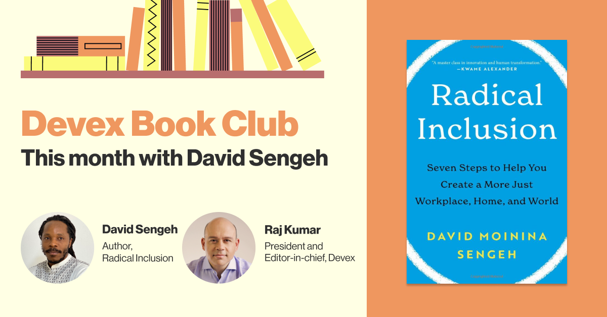 David Sengeh on radical inclusion as a way of life | Devex